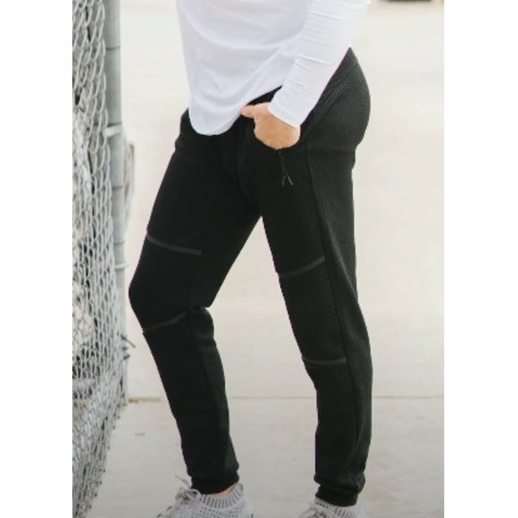 ZYIA | Pants | Zyia Mens 28 Black Texture Jogger Pants | Poshmark